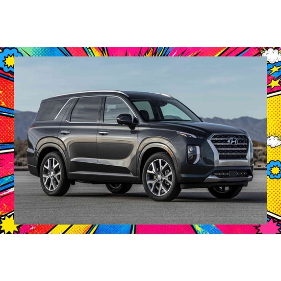 2020 Hyundai Palisade - Pop Art Edition | 20x30 Inch Laminated Poster ...