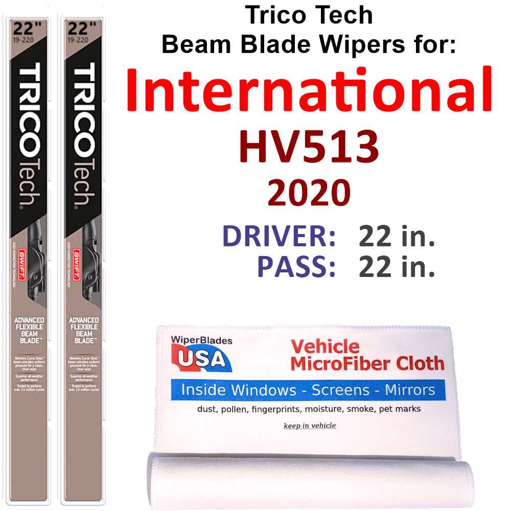 2020 International HV513 Beam Blade Wipers (Set of 2) - Walmart.com