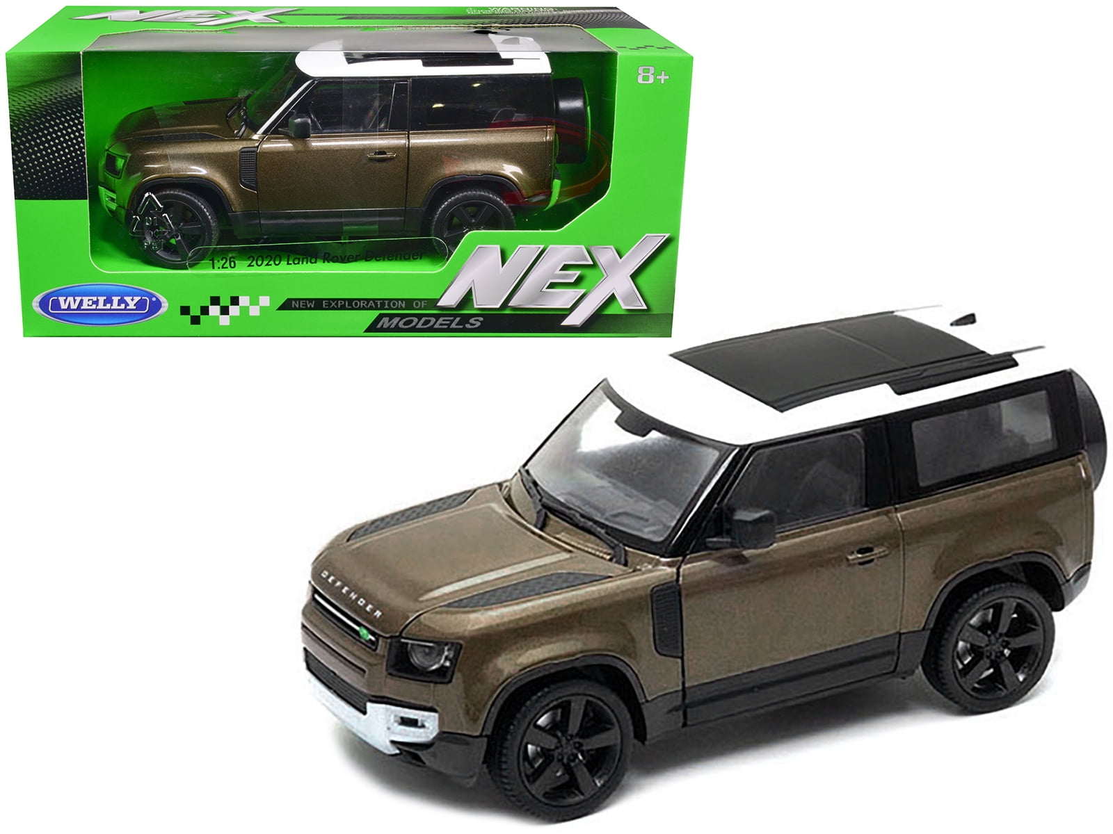 2020 Land Rover Defender Brown Metallic with White Top "NEX Models" 1/ ...