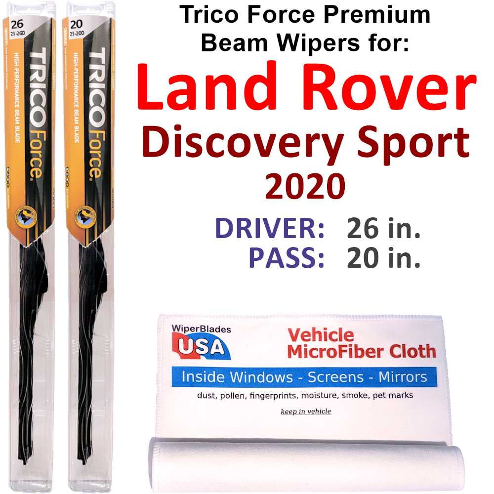 2020 Land Rover Discovery Sport Performance Beam Wipers (Set of 2 ...