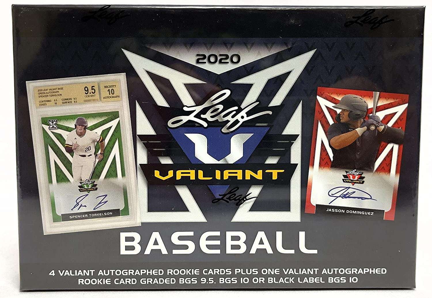 2020 Leaf Valiant Baseball Box - 5 Autograph Cards Per Box 4 Valiant 1 ...