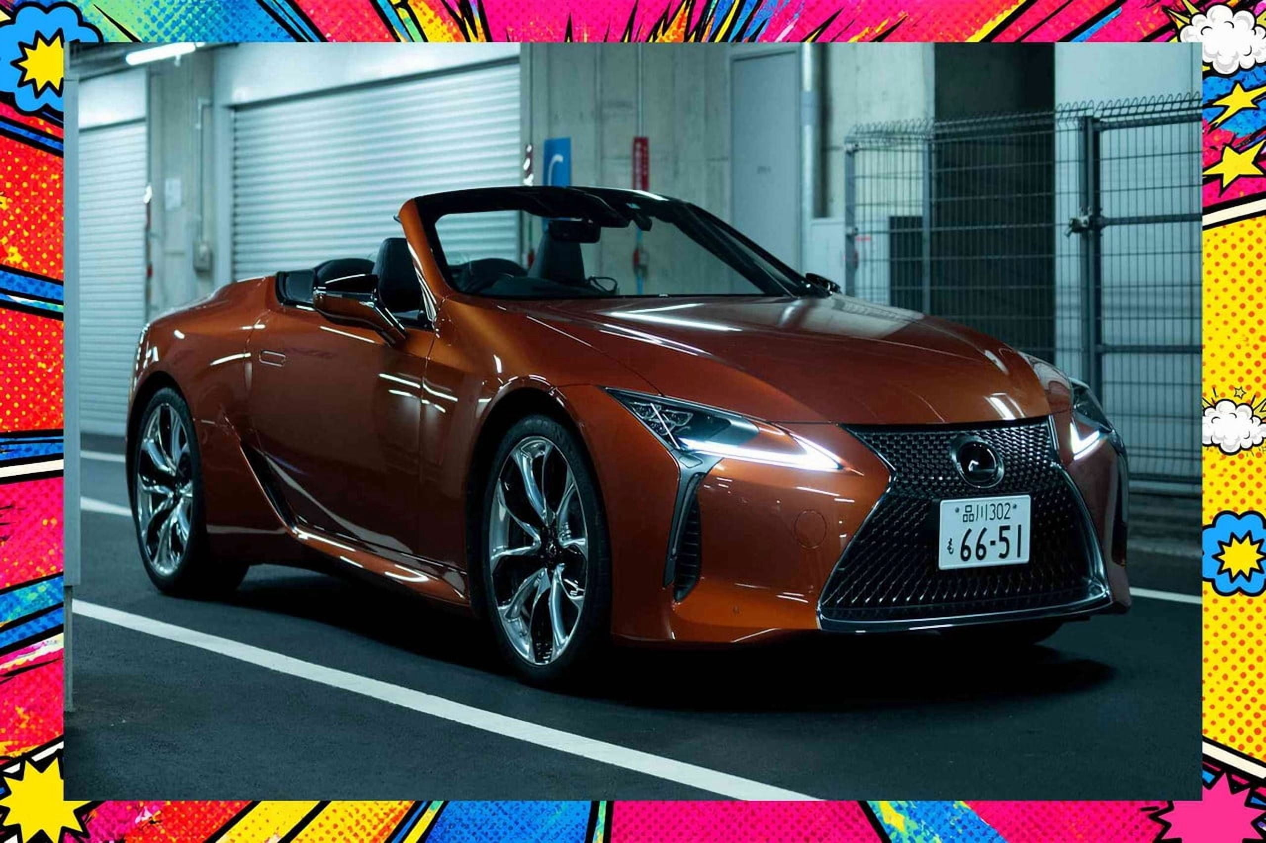 2020 Lexus LC Convertible JP Style A - Pop Art Edition | 20x30 Inch ...