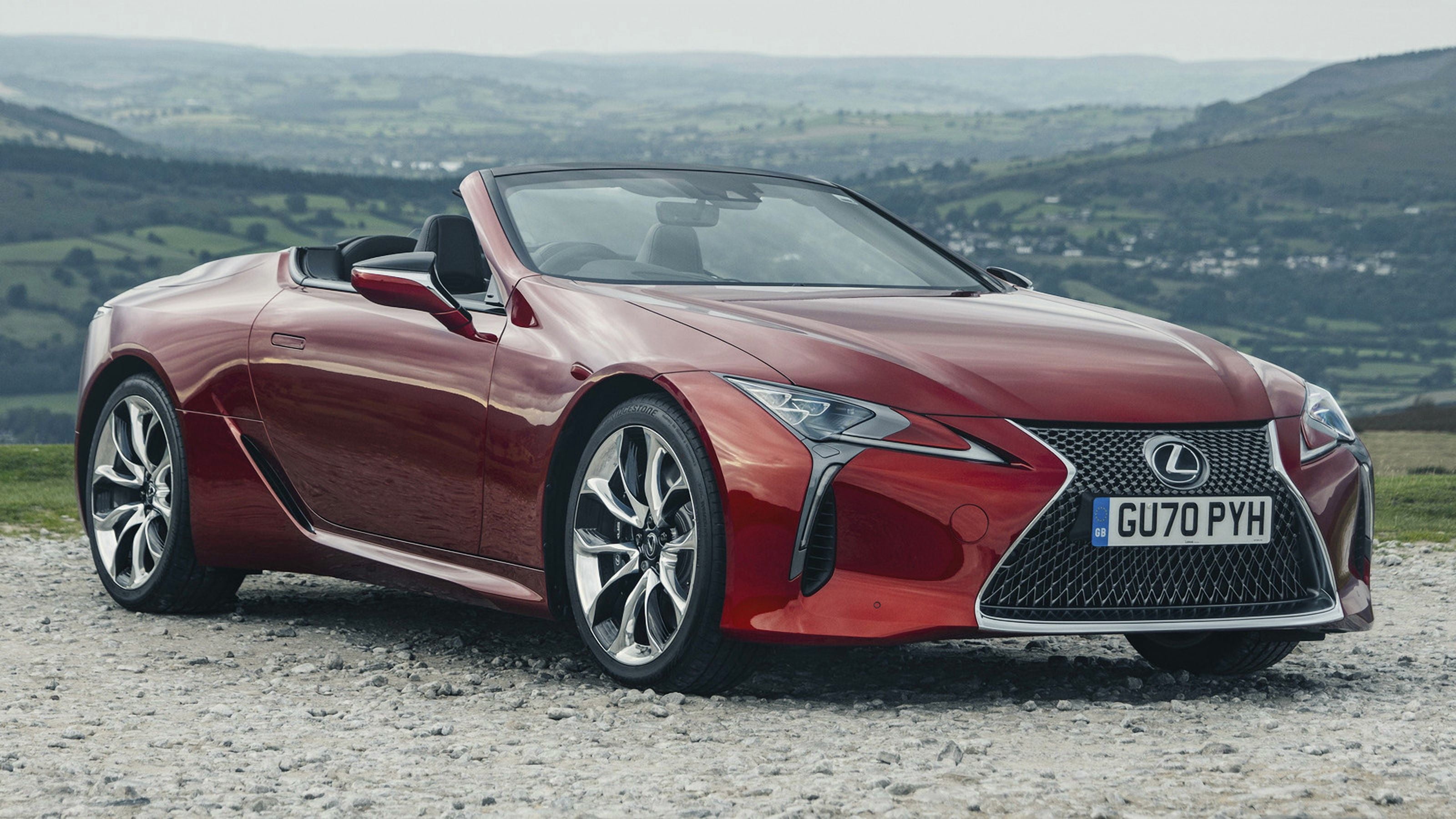2020 Lexus LC Convertible UK - 20x30 Inch Glossy Laminated Poster ...