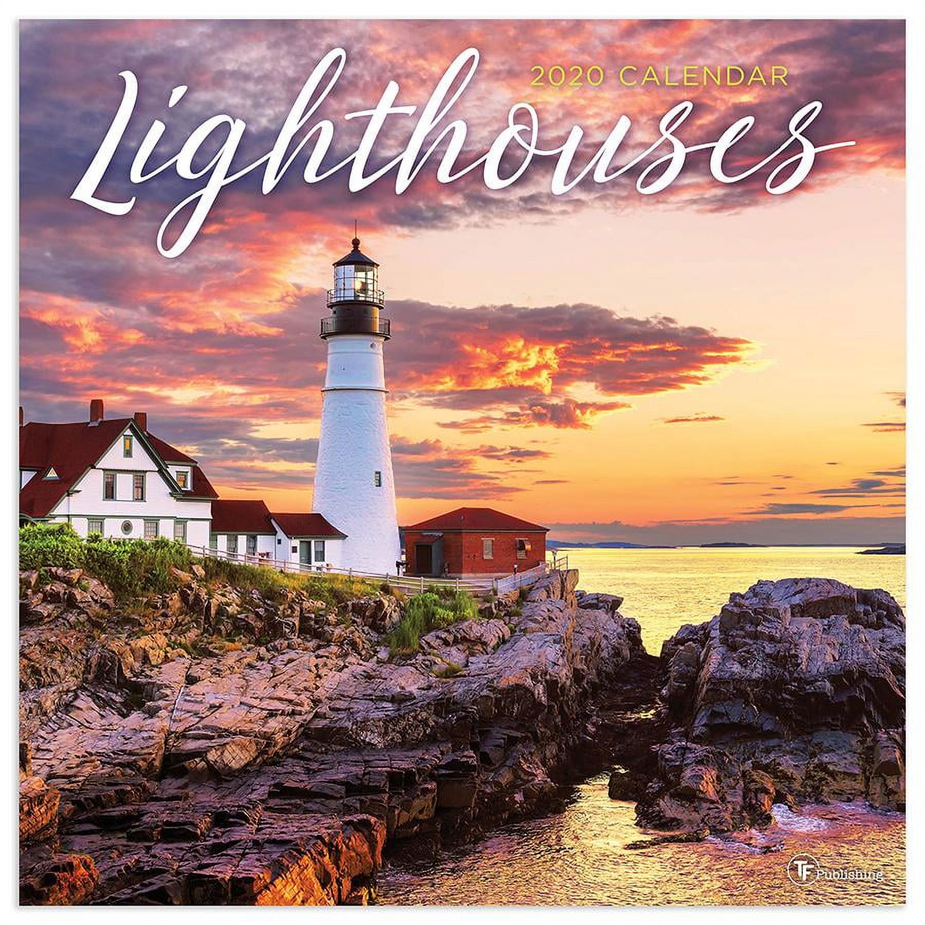 2020 Lighthouses Wall Calendar - Walmart.com