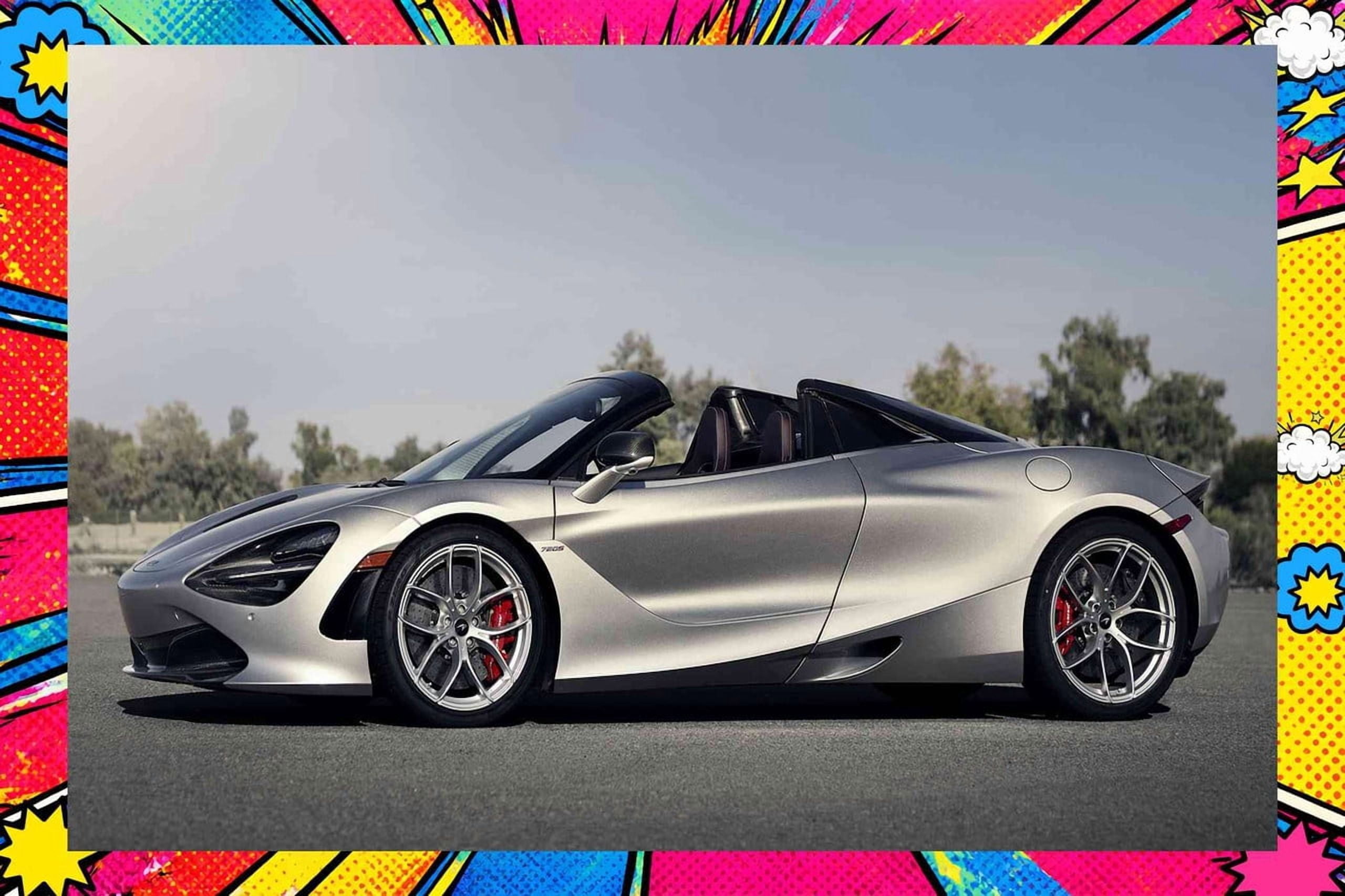 2020 McLaren 720S Spider - Pop Art Edition | 12x18 Inch Laminated ...