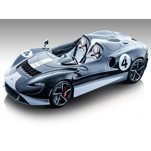 2020 McLaren Elva Convertible #4 Black w/Silver Accents "Exclusive Collection" Ltd Ed to 79 pcs ...