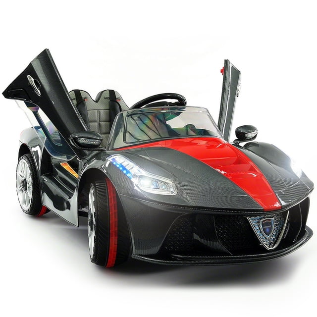 2020 Moderno Kids 12V Sports Car Battery Power Ride On Toy w/ Vertical ...