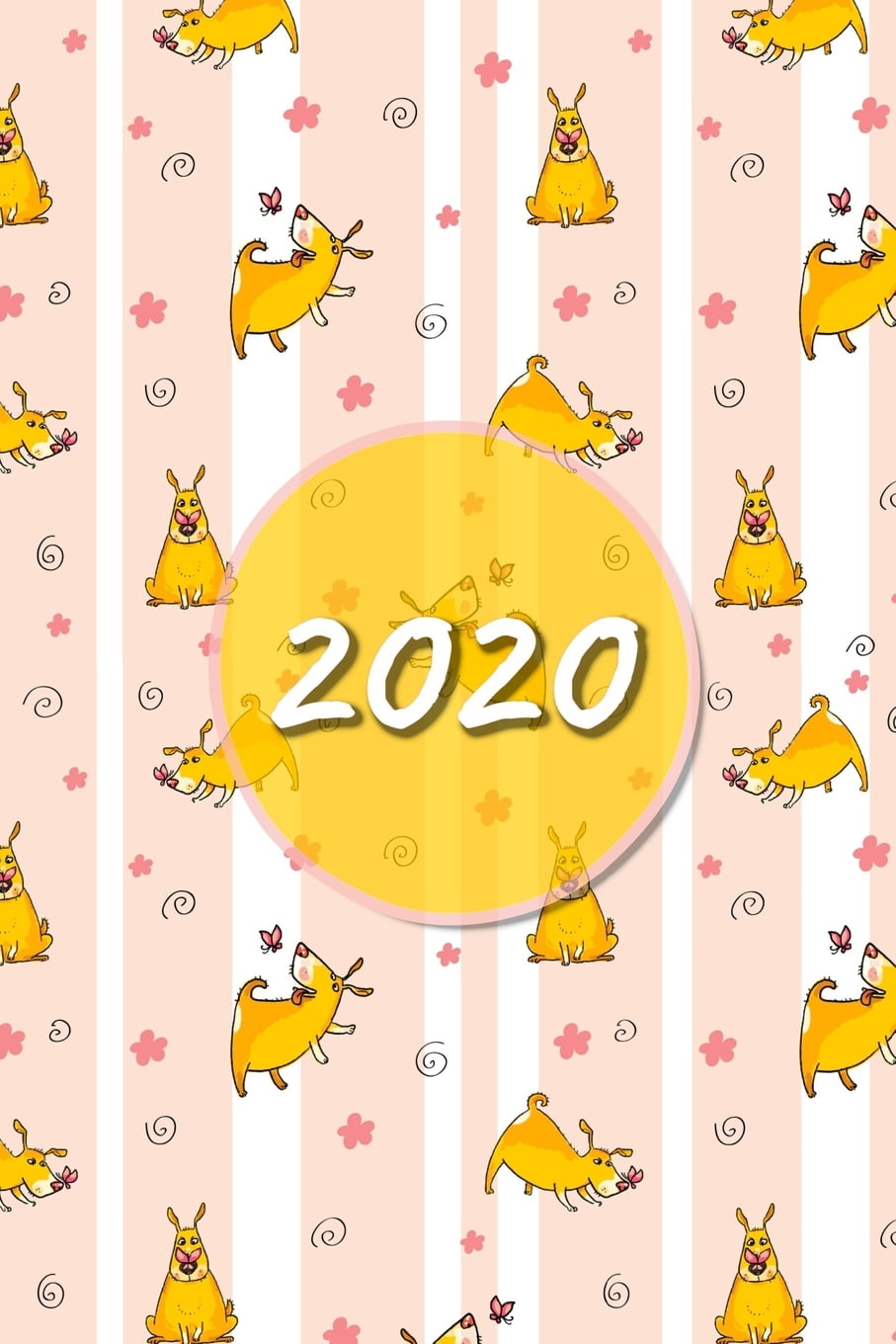2020: My personal organizer 2020 with Cute Animal Dog Design - personal ...