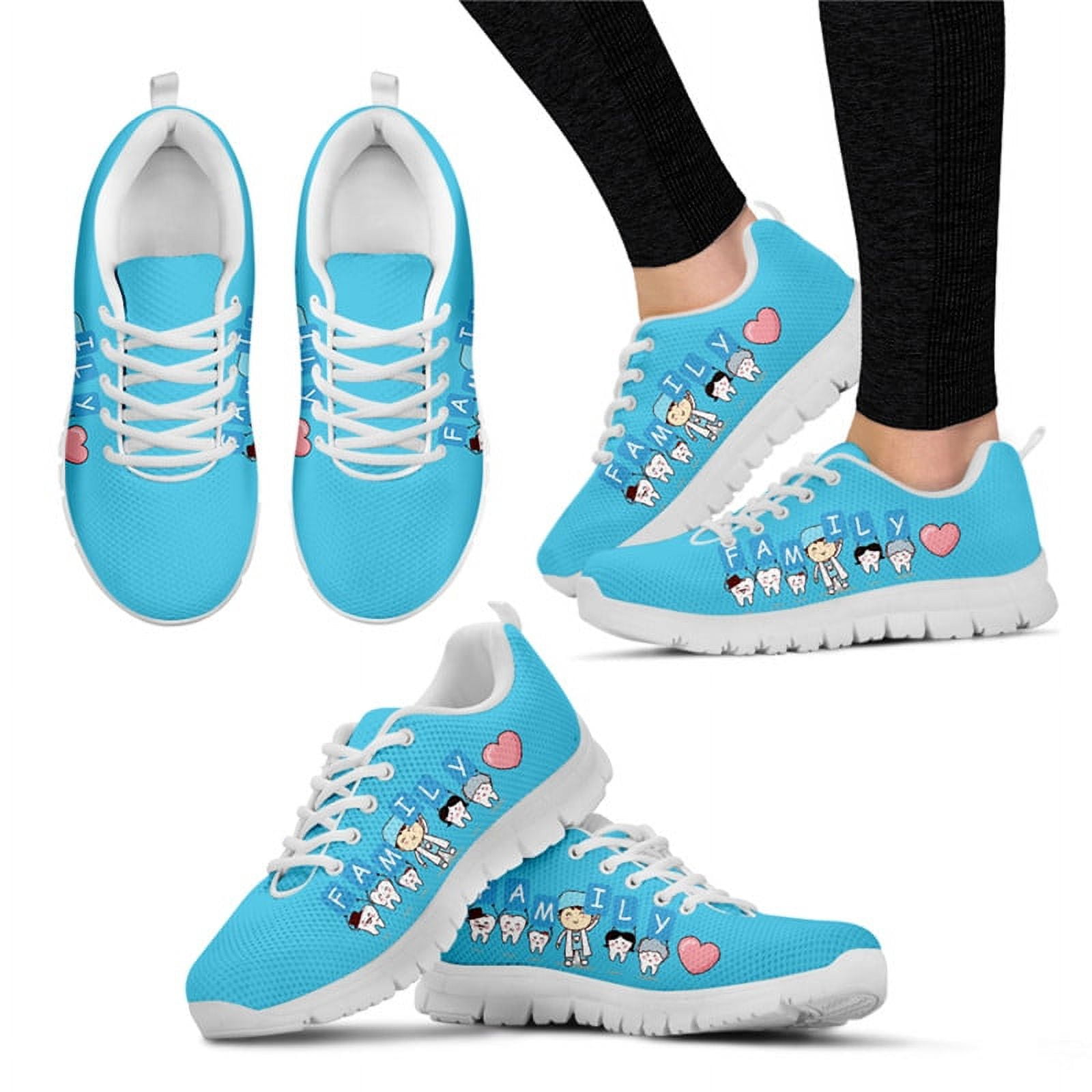 2020 New Casual Men Lace Up Flats Sneakers Cute Cartoon Galaxy Dental ...