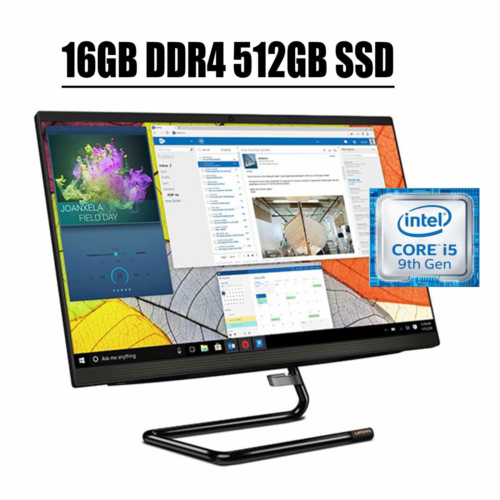 2020 Newest Lenovo IdeaCentre A340 24 Premium All-in-One Desktop I 23.8 ...