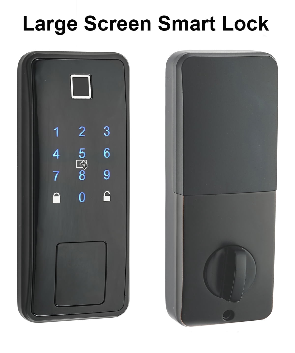 Smart Deadbolt, Electronic Front Door Lock. Keyless Entry:Fingerprint ...