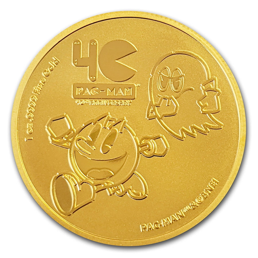 2020 Niue 1 oz Gold $250 PAC-MAN™ 40th Anniversary Coin - Walmart.com