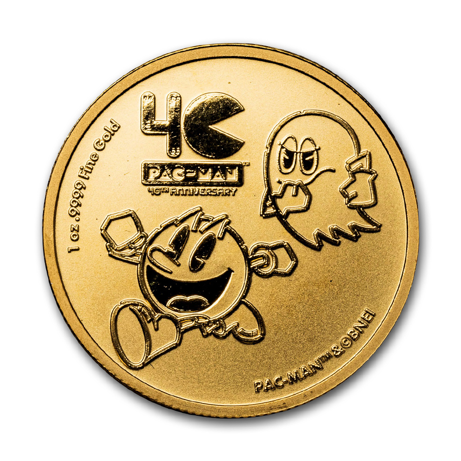 2020 Niue 1 oz Gold PAC-MAN™ 40th Anniversary Coin (Off-Quality ...