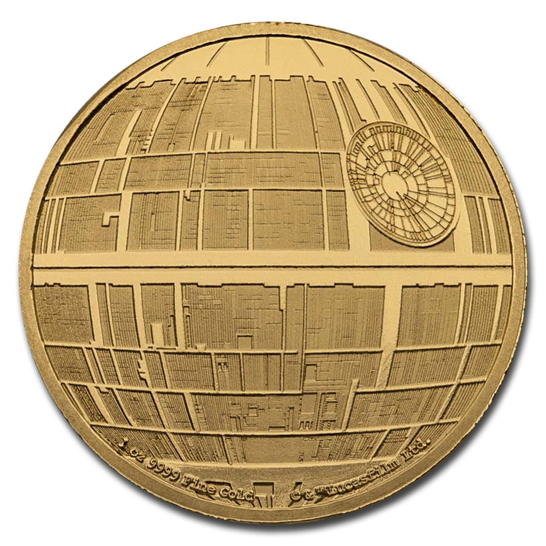 2020 Niue 1 oz Gold Star Wars Death Star (Box & COA) - Walmart.com