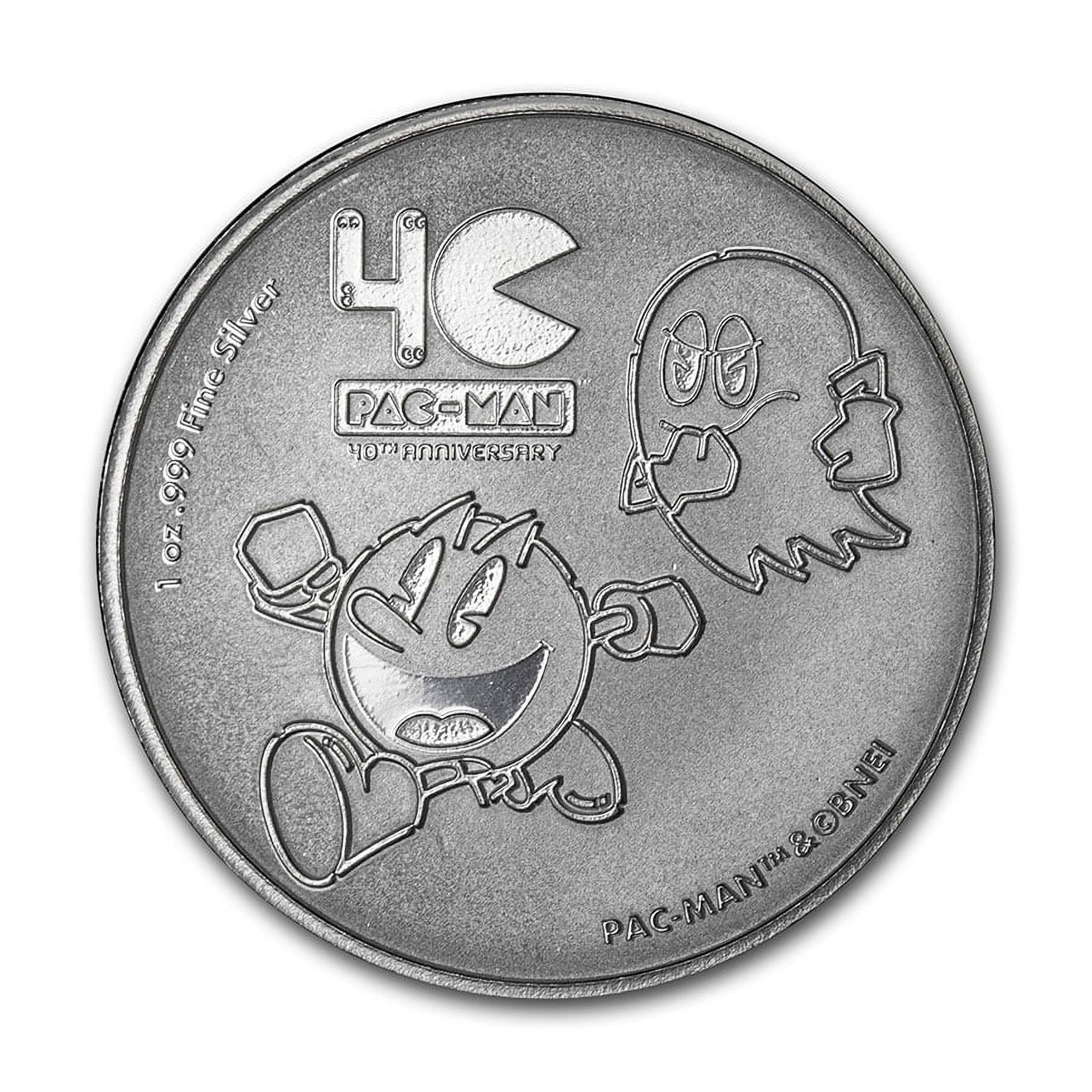 2020 Niue 1 oz Silver $2 PAC-MAN™ 40th Anniversary Coin (Scruffy ...