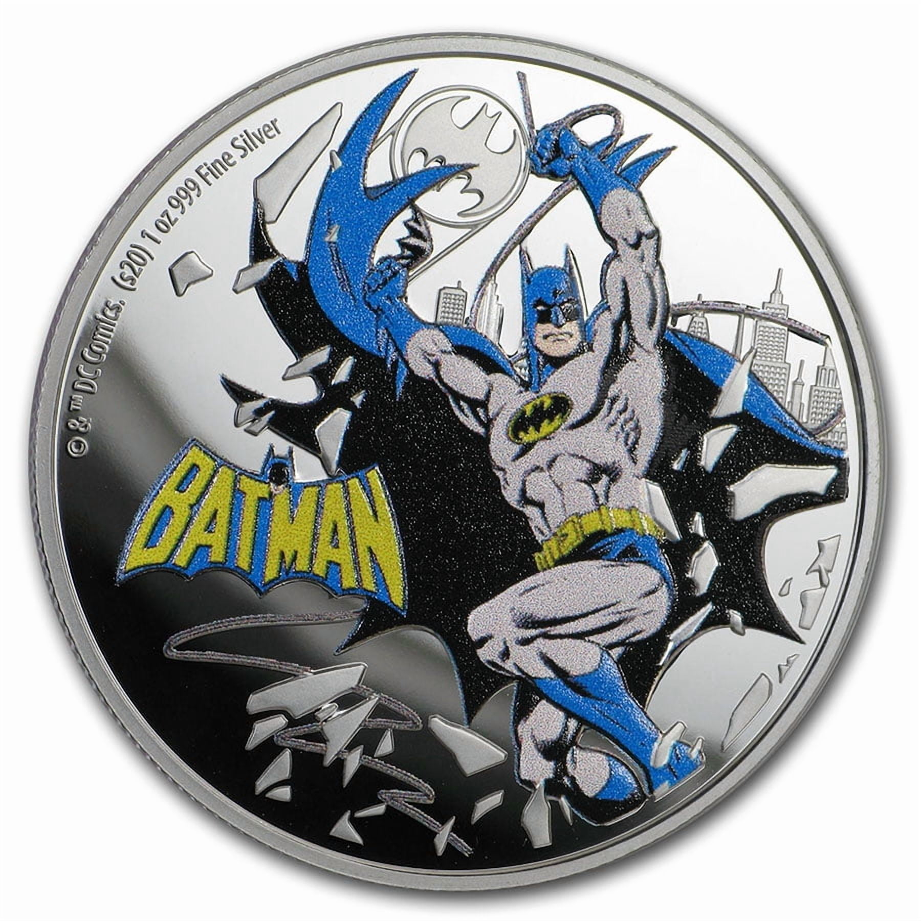 2020 Niue 1 oz Silver Coin $2 Justice League 60th: Batman - Walmart.com