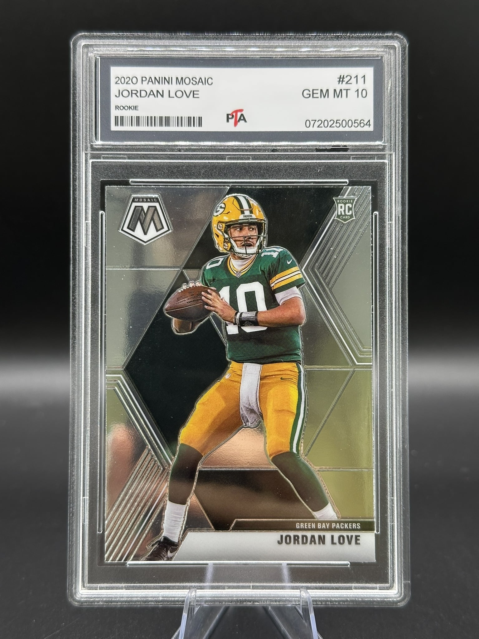 2020 PANINI MOSAIC JORDAN LOVE ROOKIE CARD GREEN BAY PACKERS ...