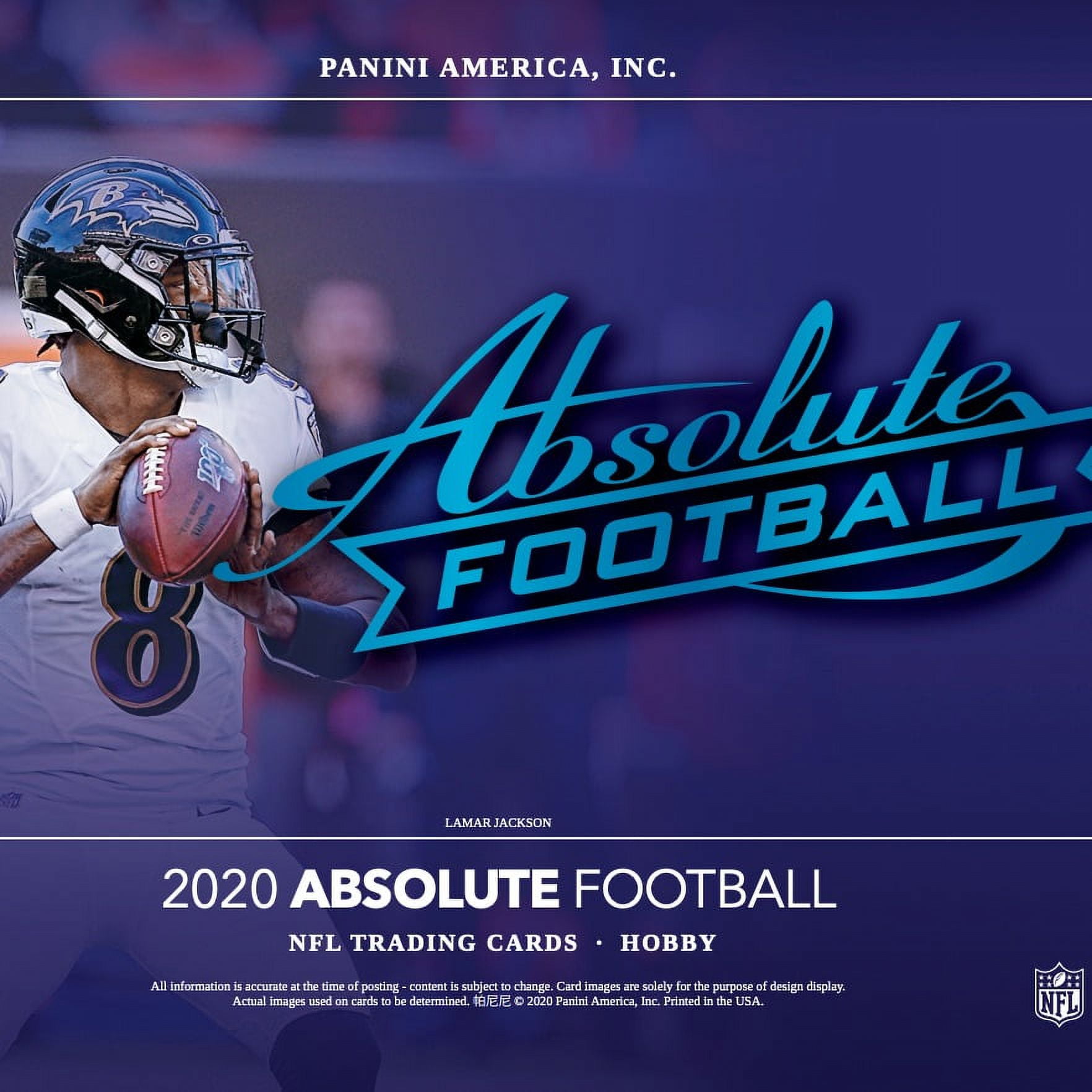 Panini 2020 NFL Football Cards Box - 2 Green Base, 1 Rookie, 5 Inserts ...