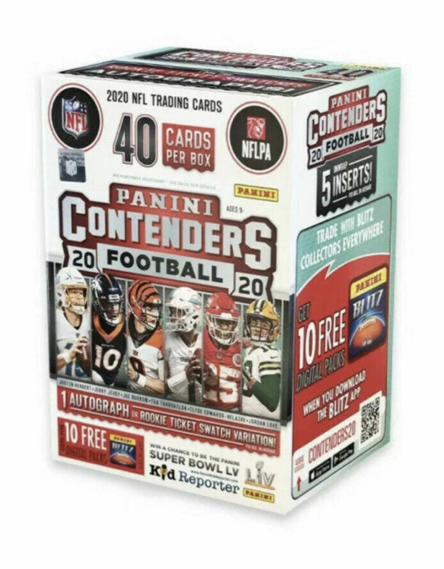 Panini 2020 Contenders NFL Football Blaster Box with Packs of Cards ...