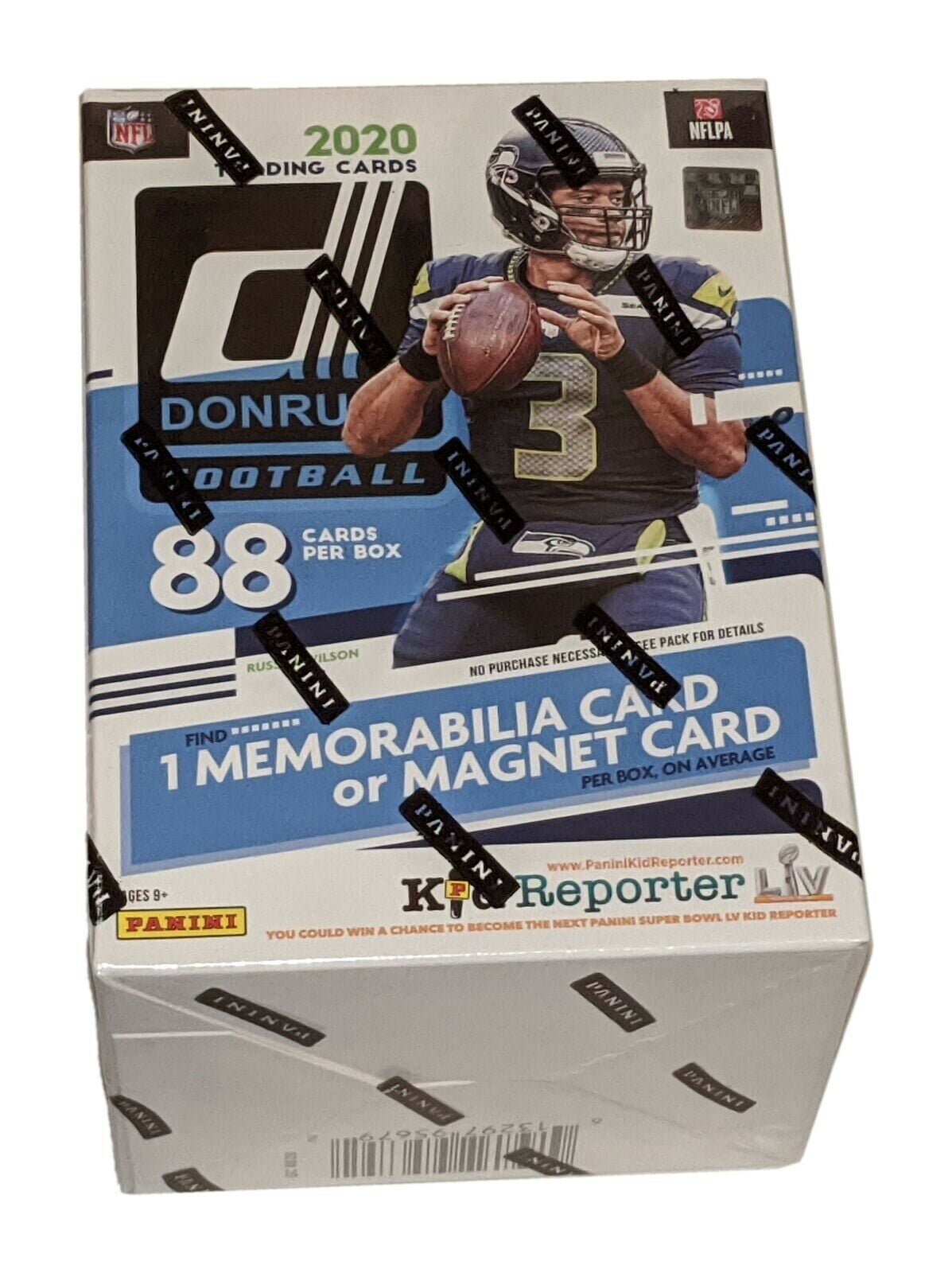 NFL 2020 Panini Donruss Sports Football Trading Cards Box- 88 Cards, 1 ...