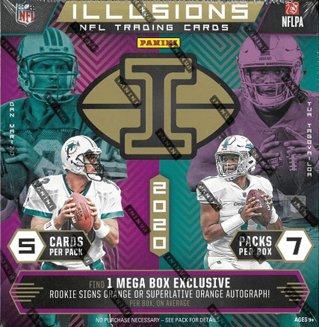 Collectible 2020 Panini Illusions NFL Football Trading Cards Mega Box ...
