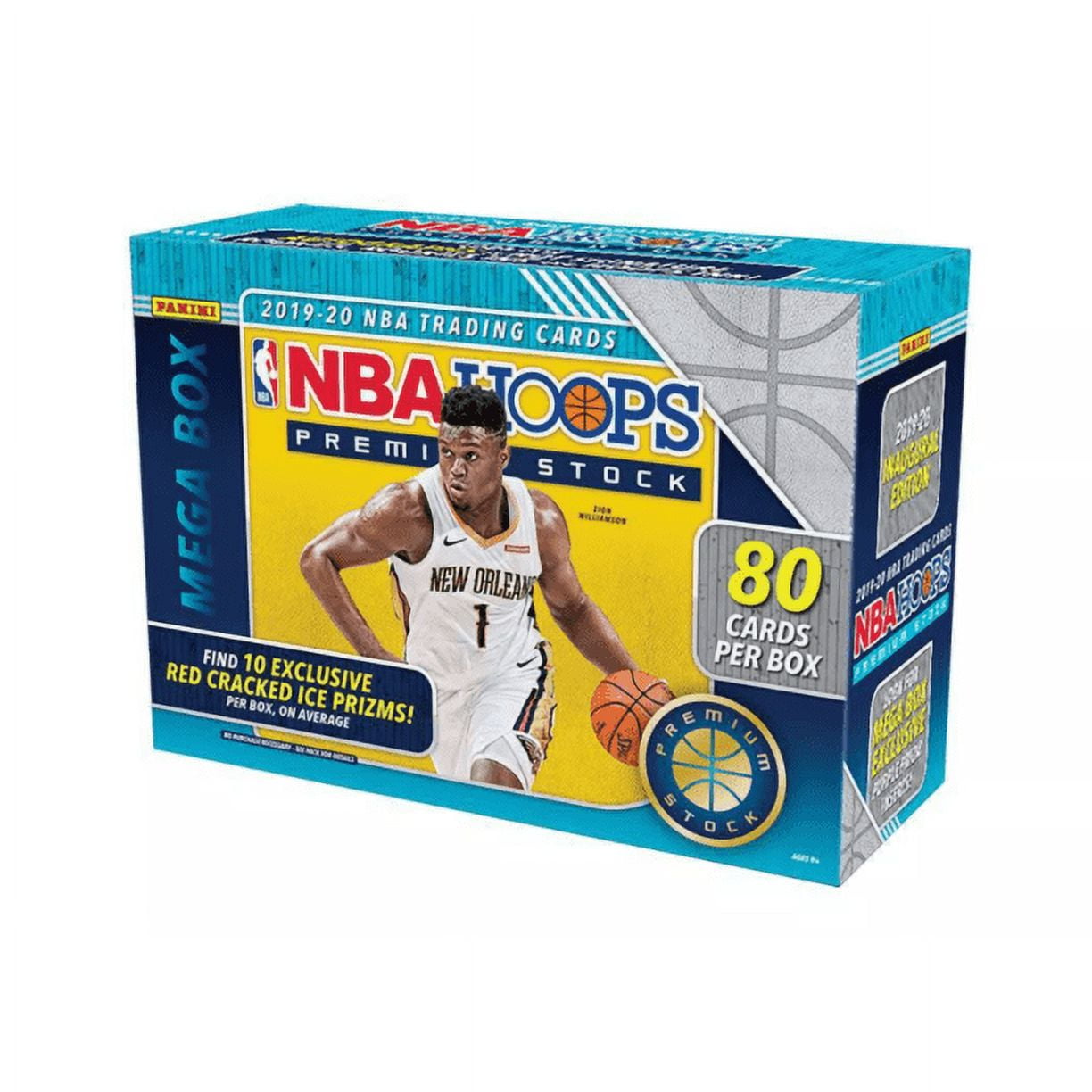 2019-20 Panini Hoops Premium Stock Basketball Mega Box (64 Cards ...