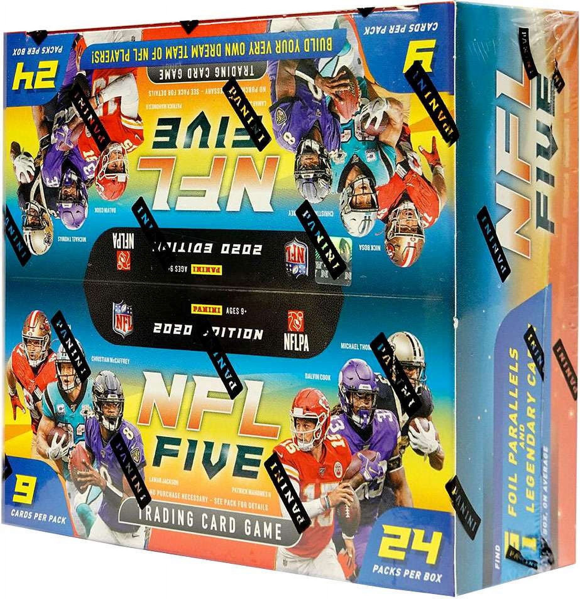 2020 Panini NFL Five Football Trading Card Game Booster Box w/ Joe ...
