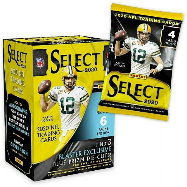 2020 Panini Select Football Blaster Box - Walmart.com