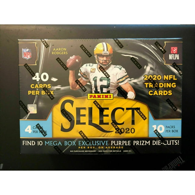Panini 2020 NFL Football Trading Sports Select Mega Box, Purple Prizm ...