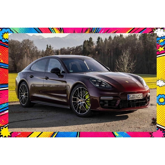2020 Porsche Panamera E-Hybrid Sport Design Package Car Poster - Pop ...