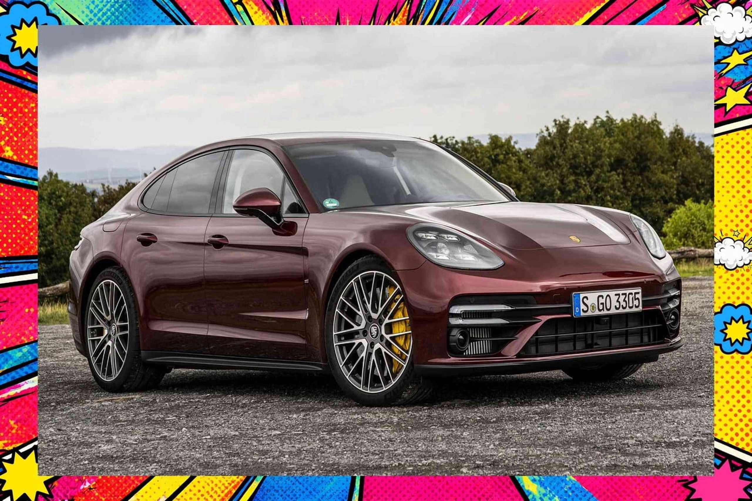2020 Porsche Panamera Turbo S - Pop Art Edition | 24x36 Inch Laminated ...