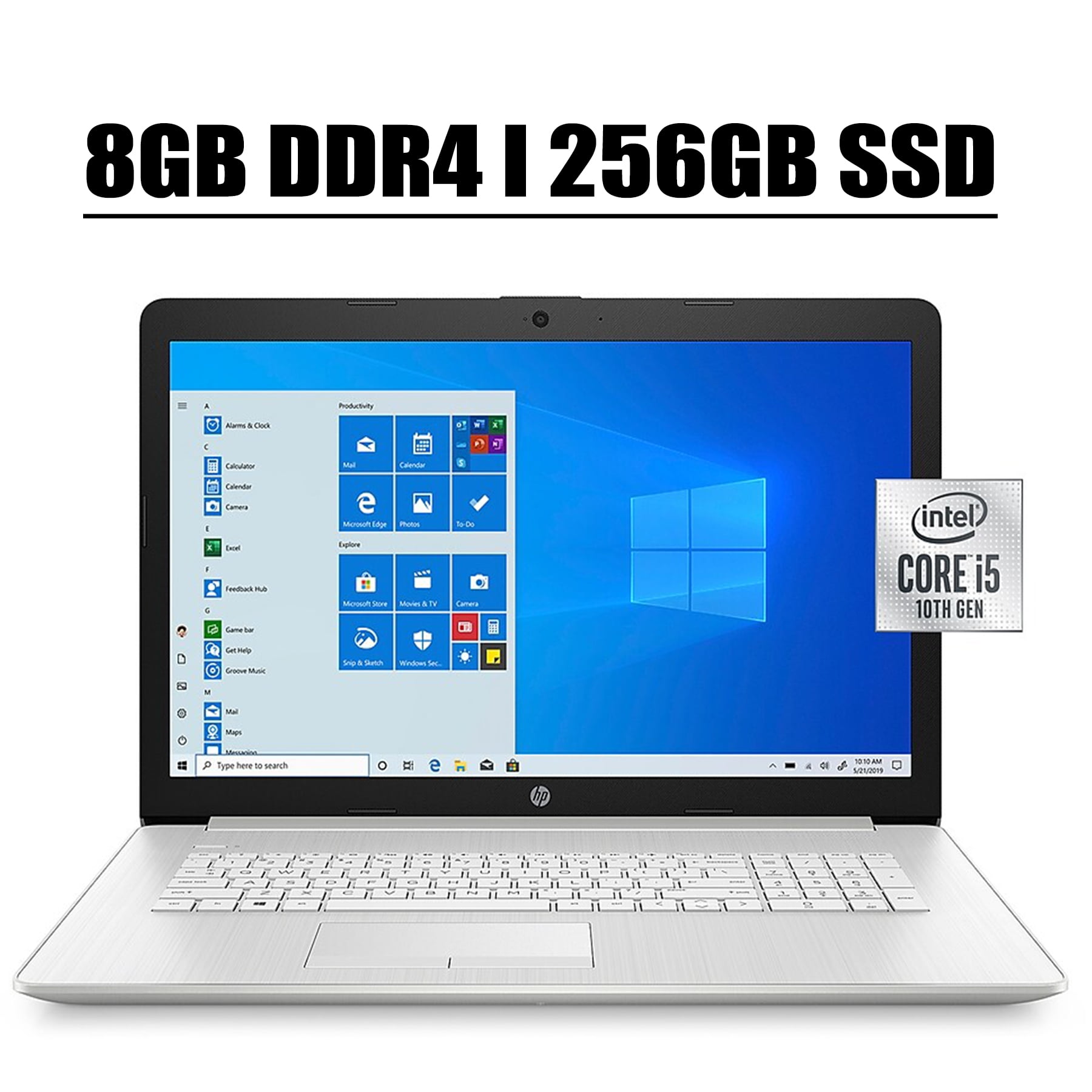 2020 Premium HP 17 Laptop Computer 17.3" HD+ Anti-glare Display 10th ...