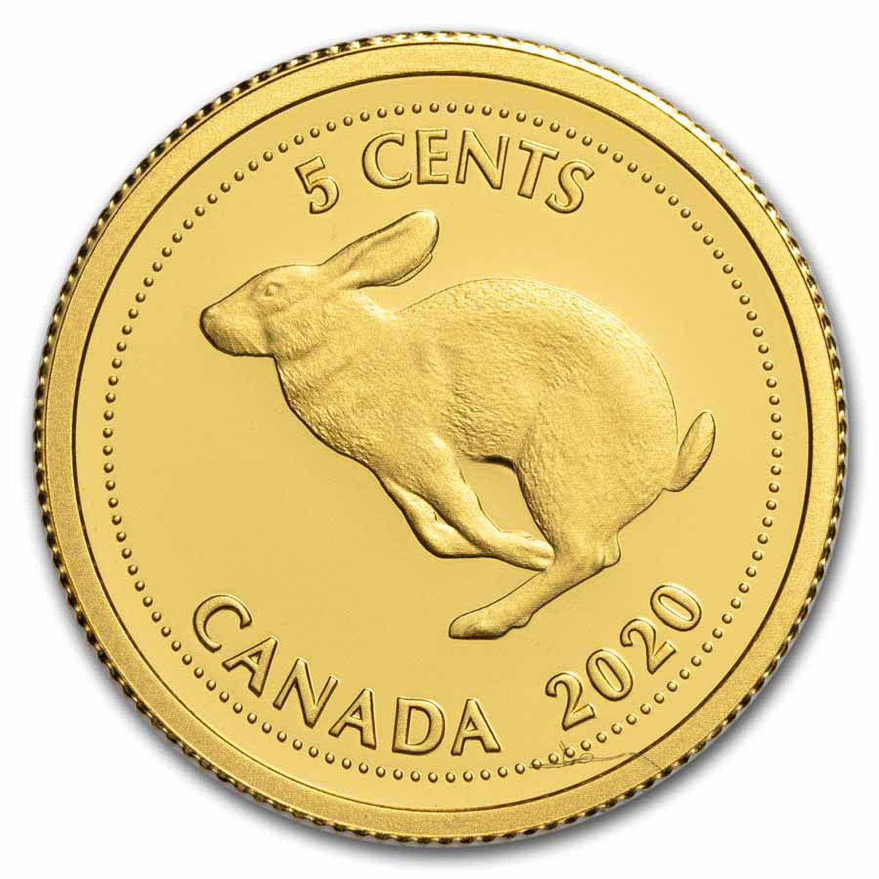 2020 RCM 1/10 oz Gold Alex Colville: 1967 5-Cent (No Box) - Walmart.com