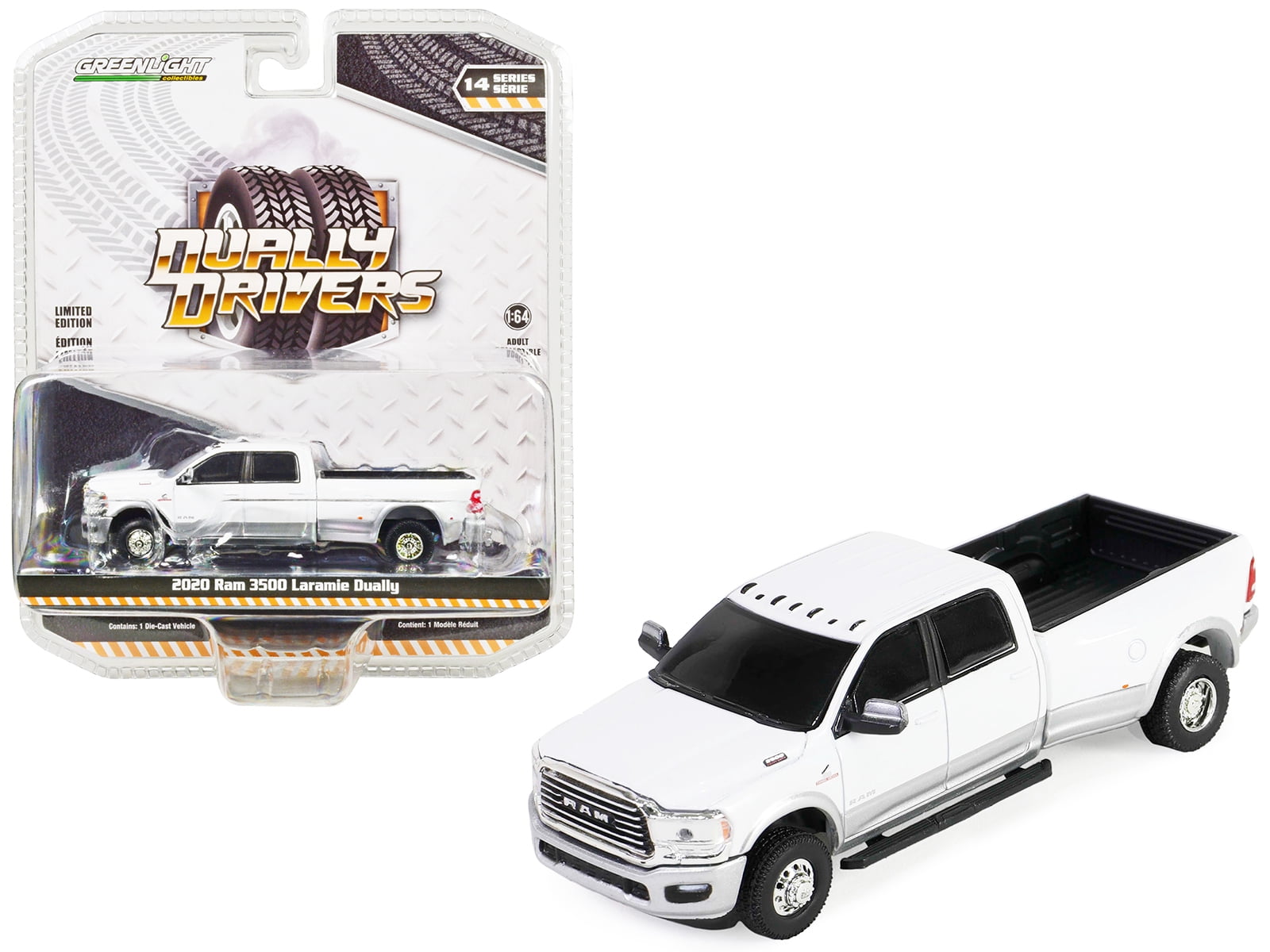 2020 Ram 3500 Laramie Dually Truck Bright White & Billet Silver "Dually ...