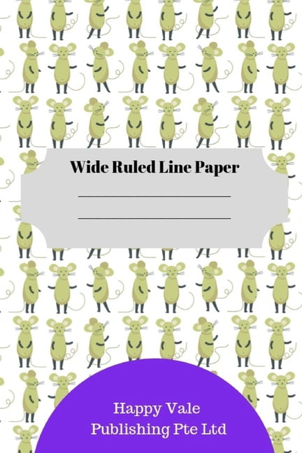 2020 Rat New Year Theme Wide Ruled Line Paper - Walmart.com