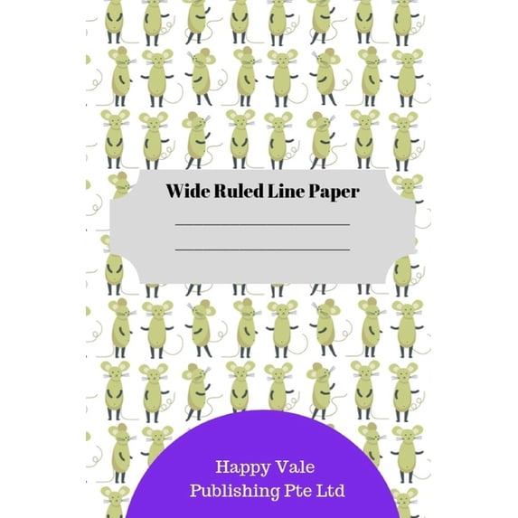 2020 Rat New Year Theme Wide Ruled Line Paper - Walmart.com