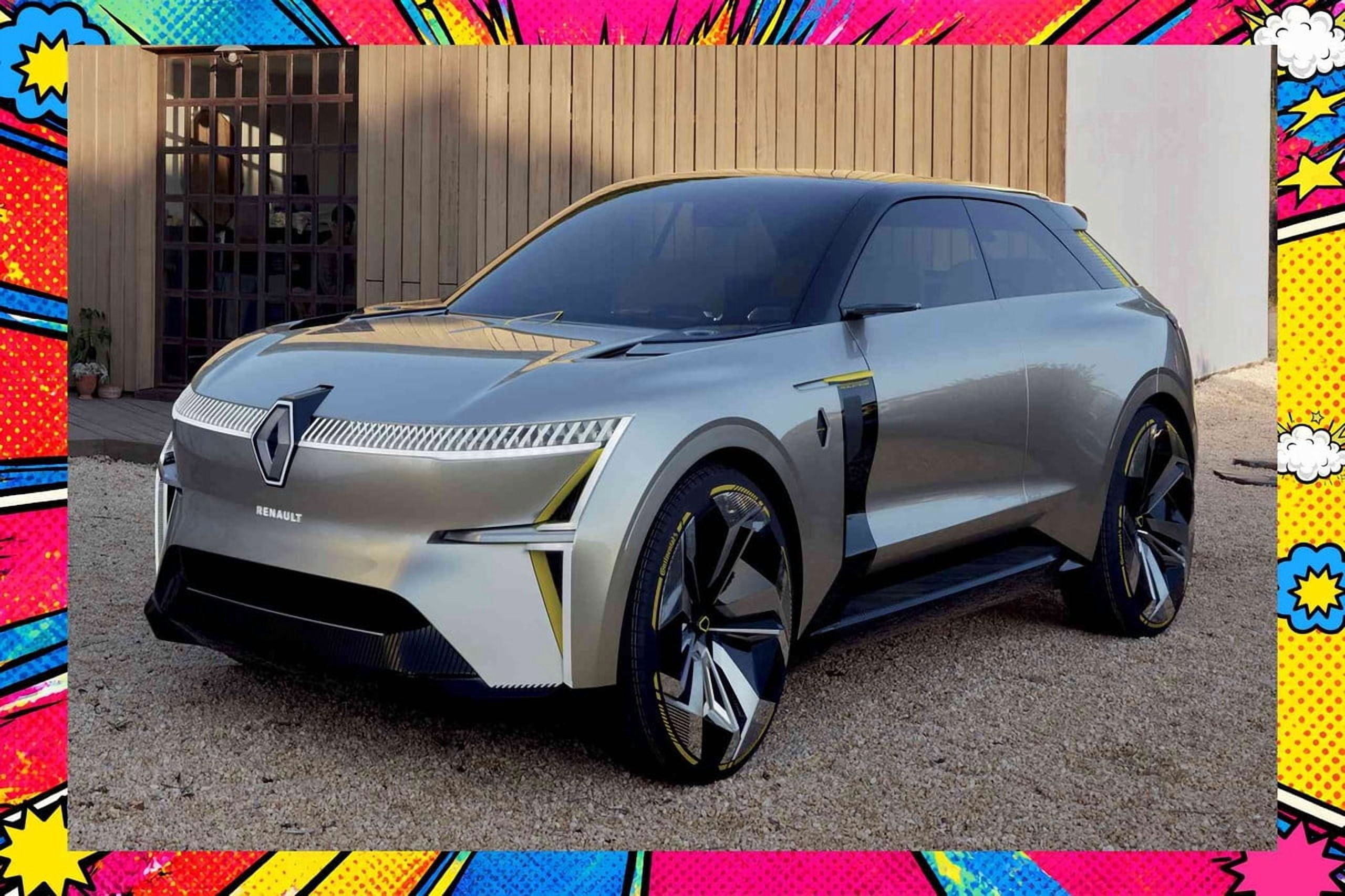 2020 Renault Morphoz Concept - Pop Art Edition | 24x36 Inch Rolled ...