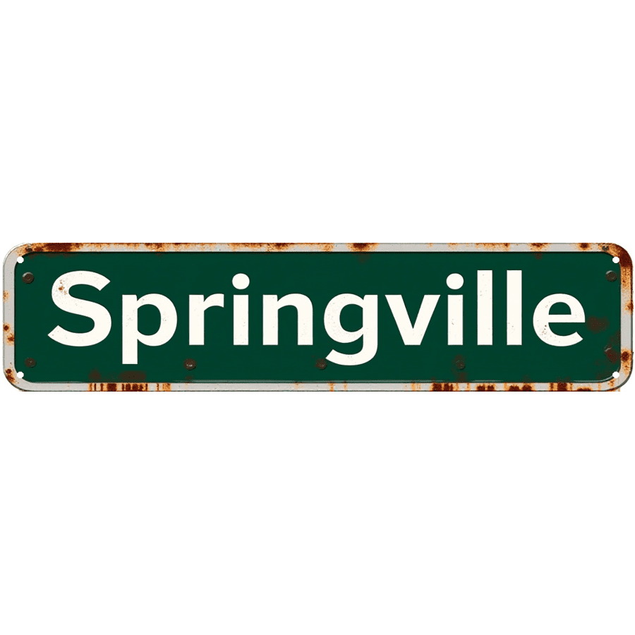2020 Retro Tin Signs - 16*4 Inches Springville Sign - Perfect for ...