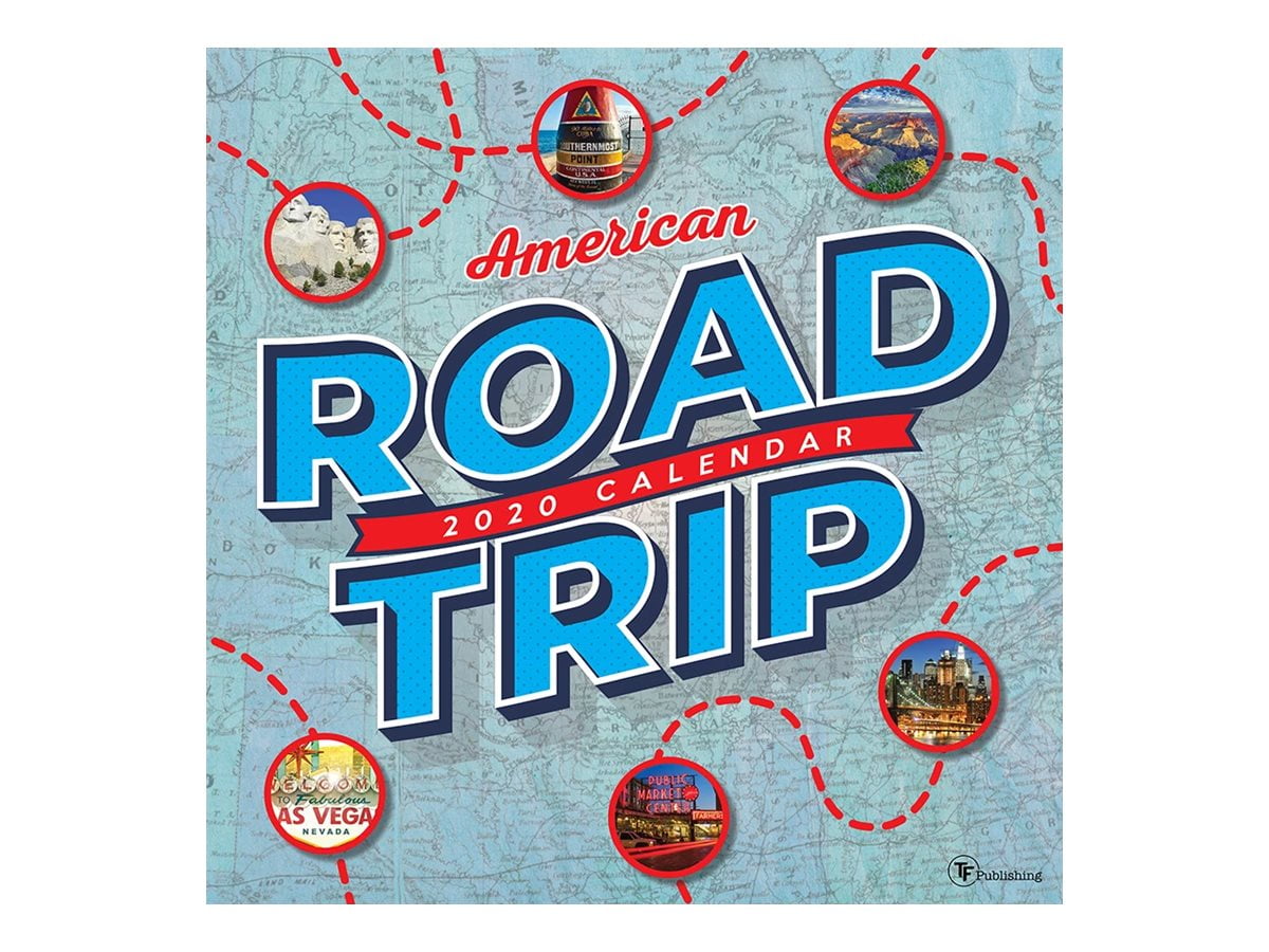2020 Road Trip: America Wall Calendar - Walmart.com
