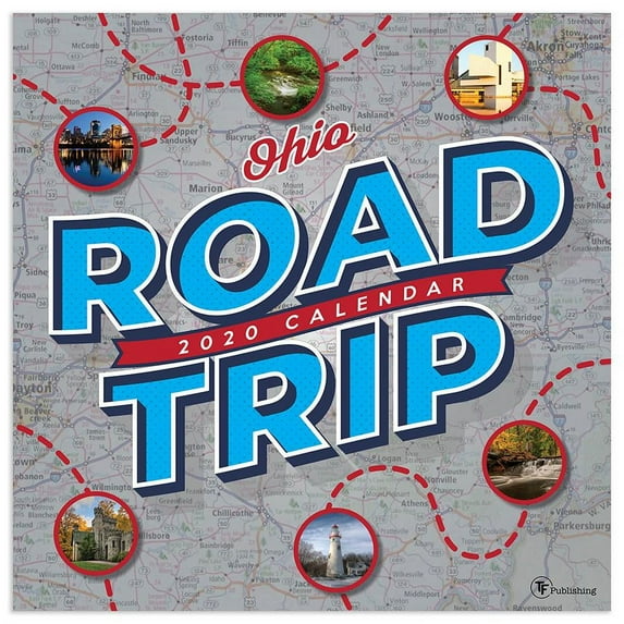 2020 Road Trip: Ohio Wall Calendar - Walmart.com
