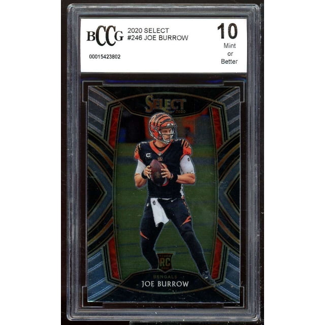 2020 Select Joe Burrow Rookie Card BCCG 10 Mint+ Display - Walmart ...