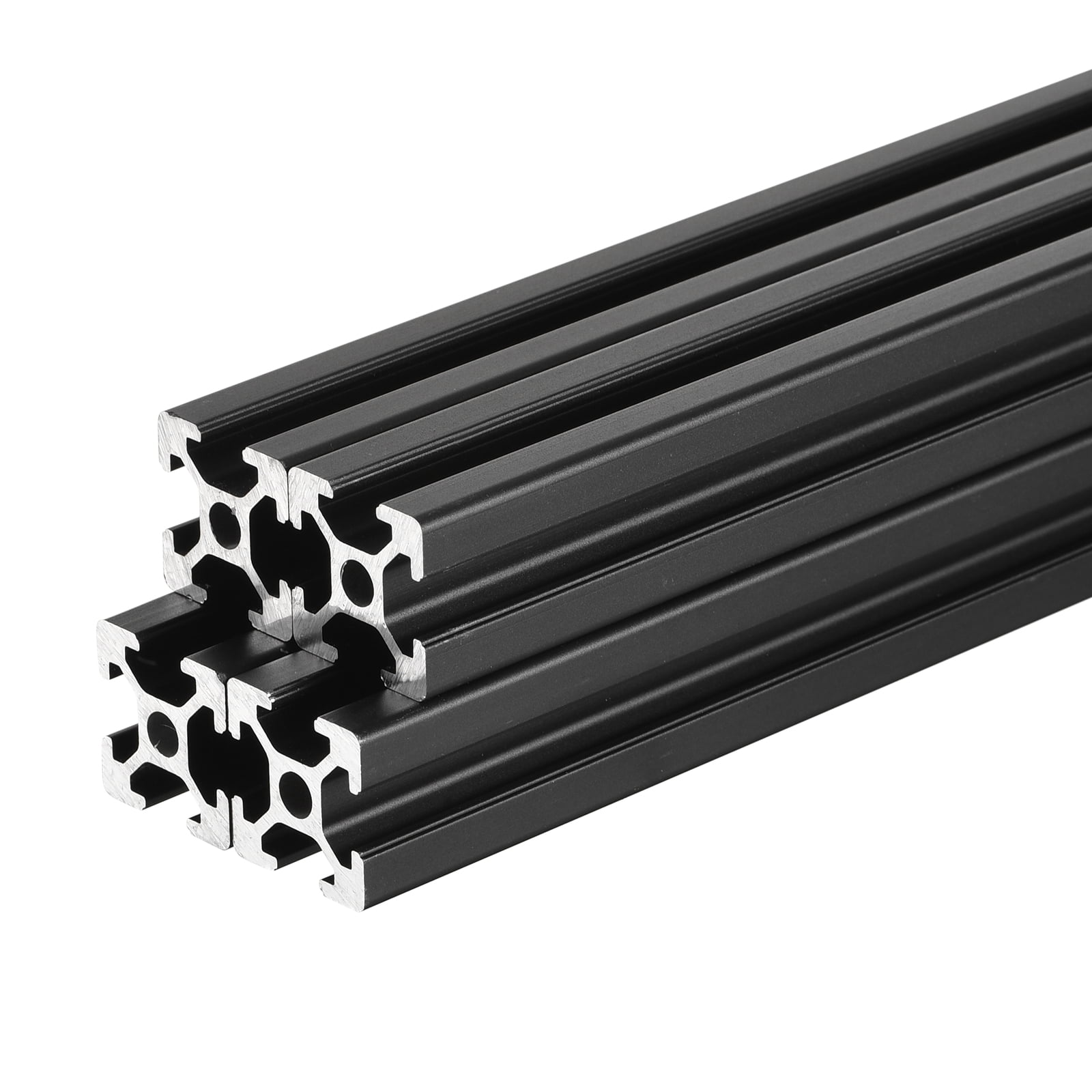 2020 T Slot Aluminum Extrusion 100mm(3.9 Inch) Black European Standard ...