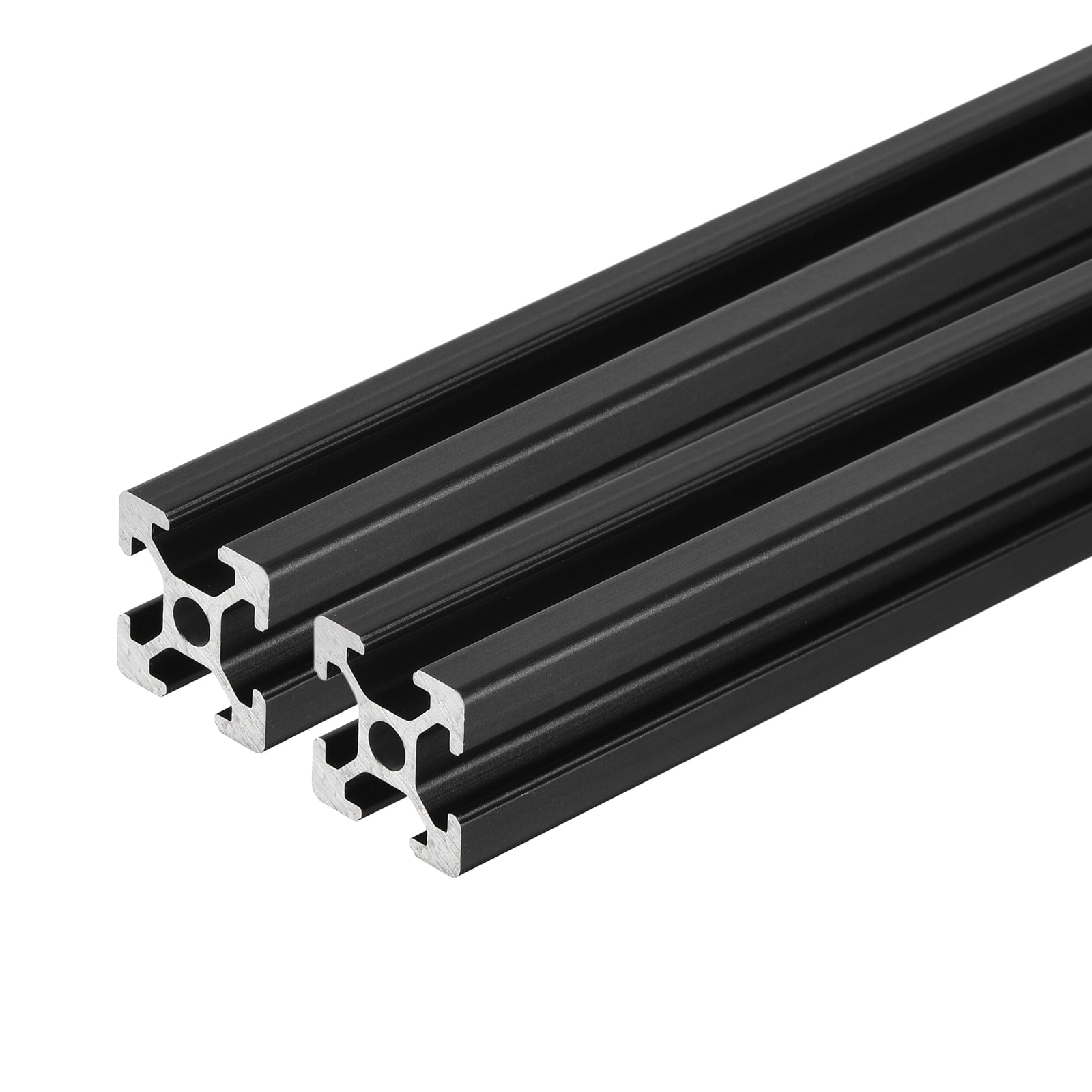 2020 T Slot Aluminum Extrusion 350mm(13.8 Inch) Black for 3D Printer ...