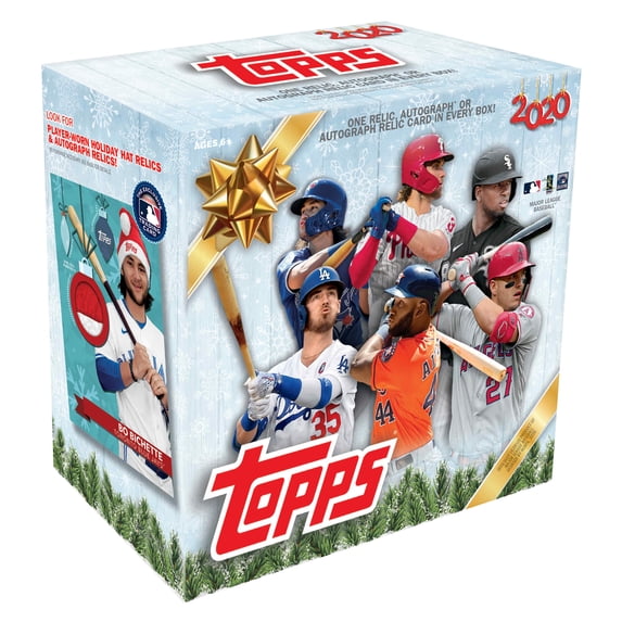 2020 Topps Holiday MLB Baseball Trading Cards Mega Box- 5 Metallic ...
