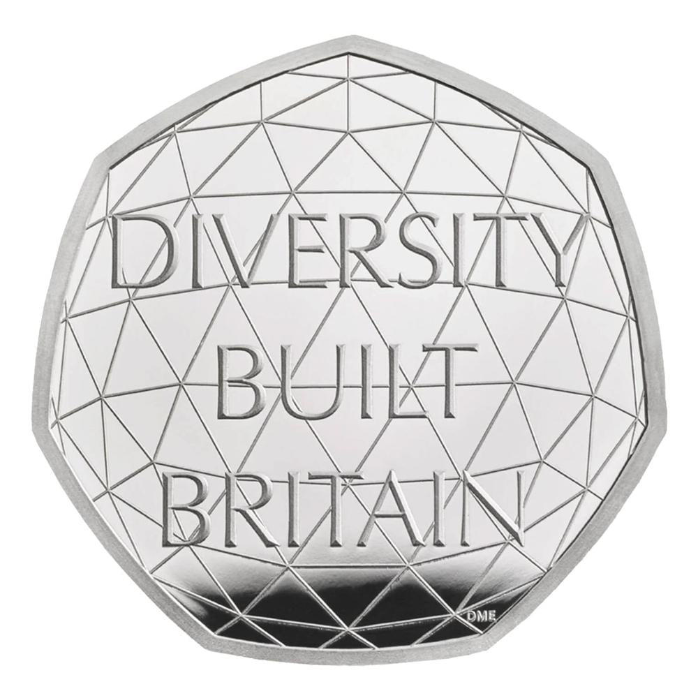 2020 U.K. 50p Celebrating British Diversity 8g Silver Proof Coin ...