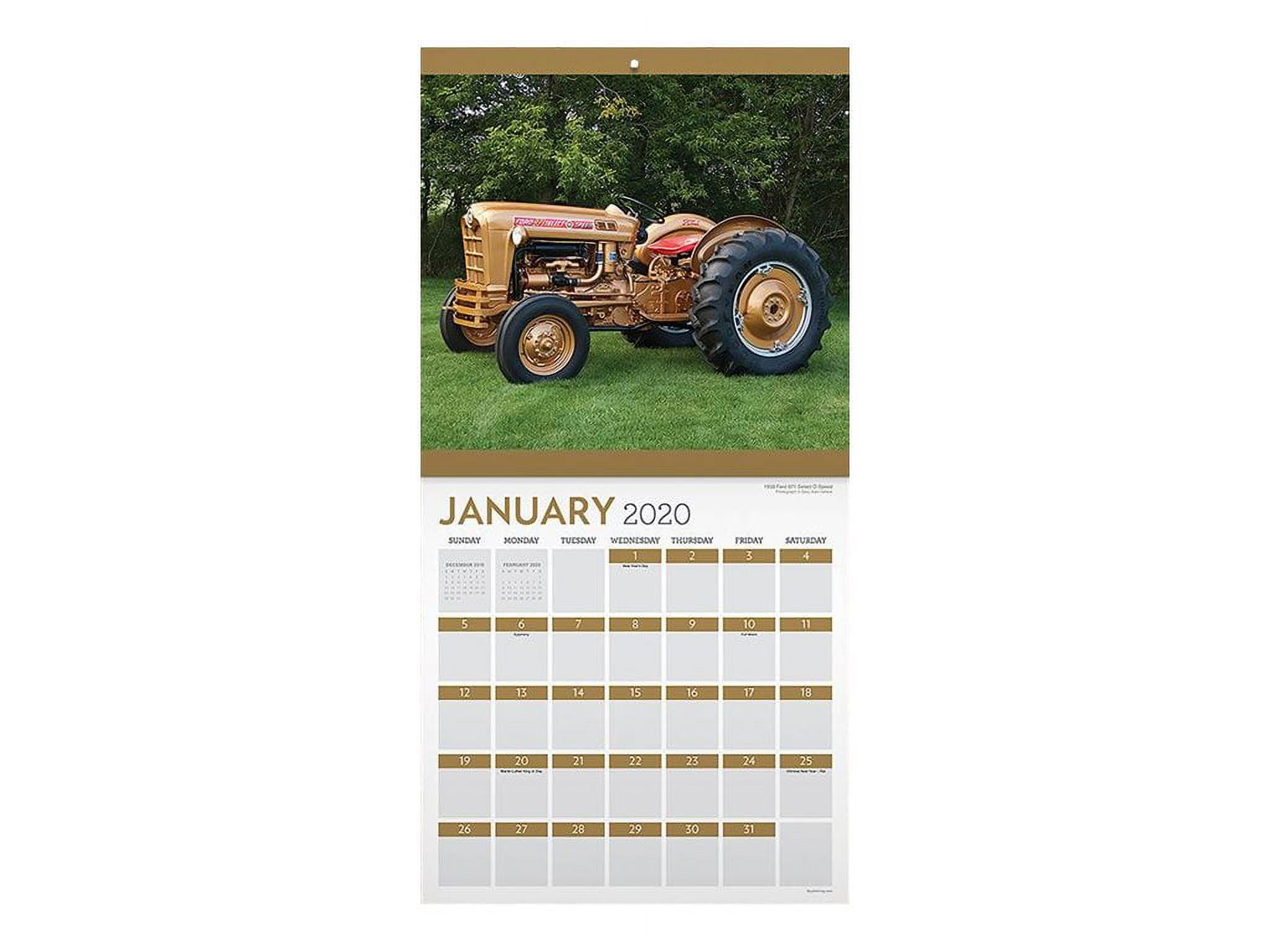 2020 Vintage Tractors Wall Calendar - Walmart.com