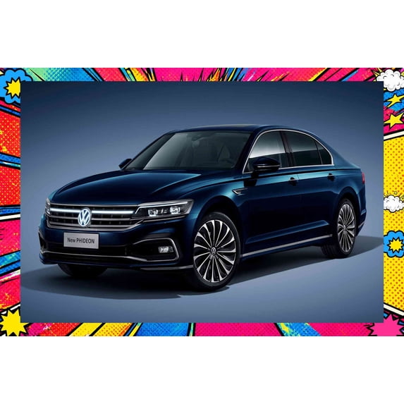 2020 Volkswagen Phideon Style B - Pop Art Edition | 20x30 Inch Glossy ...