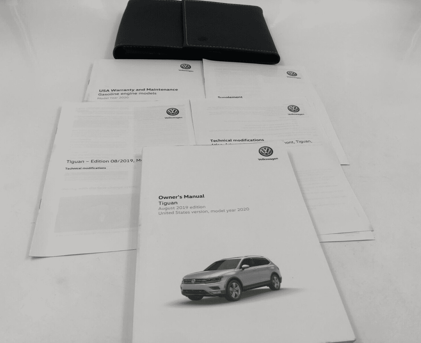2020 Volkswagen Tiguan Owners Manual Handbook Set with Case OEM ...
