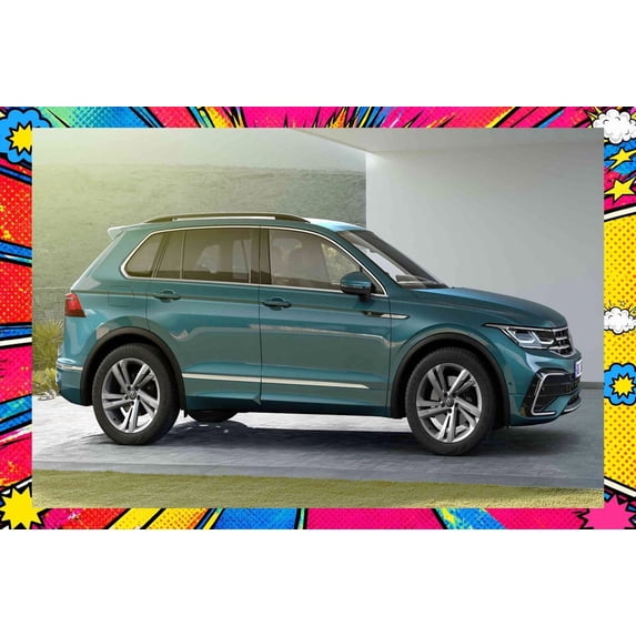 2020 Volkswagen Tiguan R-Line - Pop Art Edition | 20x30 Inch Laminated ...