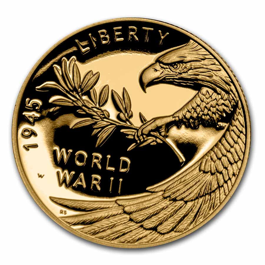 2020-W World War II Gold Anniversary Coin (w/Box and COA) - Walmart.com